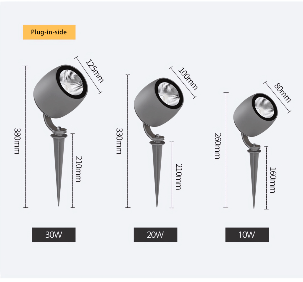 LED COB Outdoor tree lamp floor landscape lamp flood light tree spotlight pole light - KasenLighting